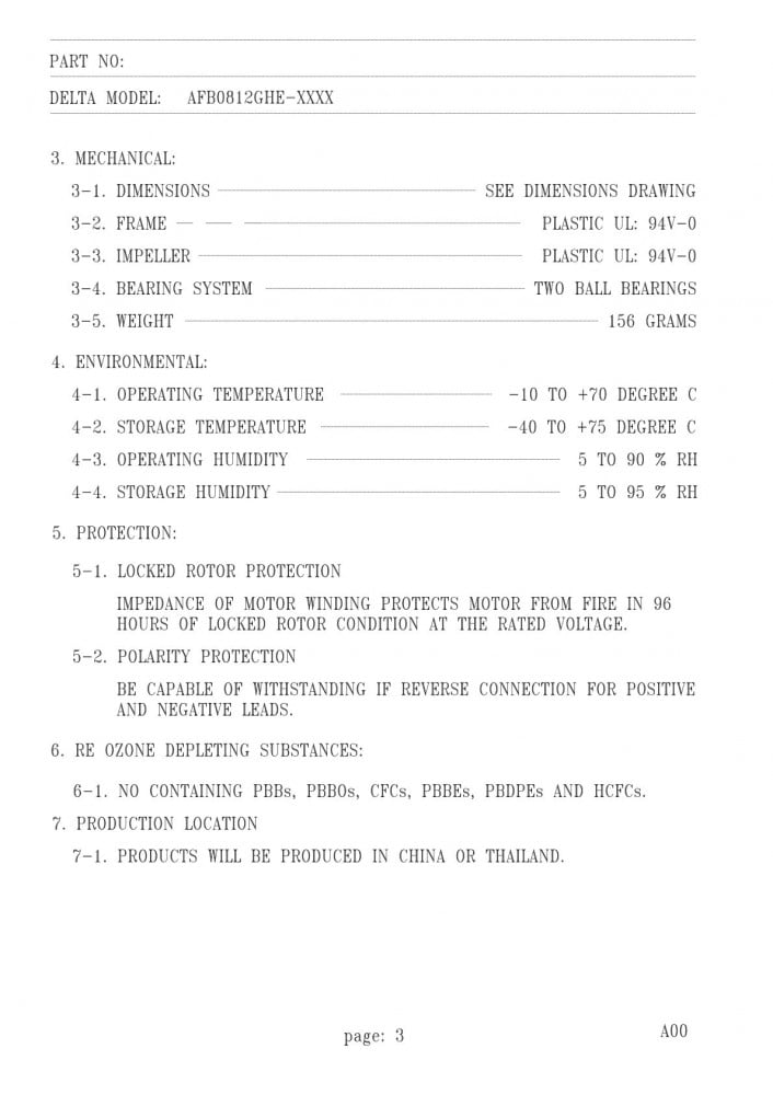 AFB0812GHE-BU37 specification page 5