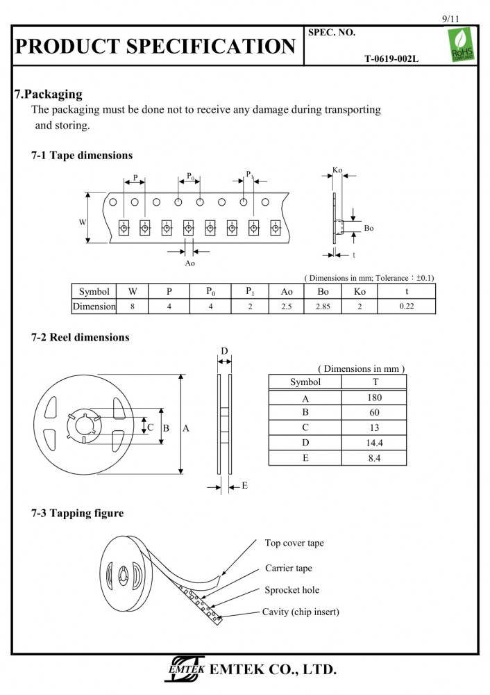 EMTEK HSC1008 specification page 10
