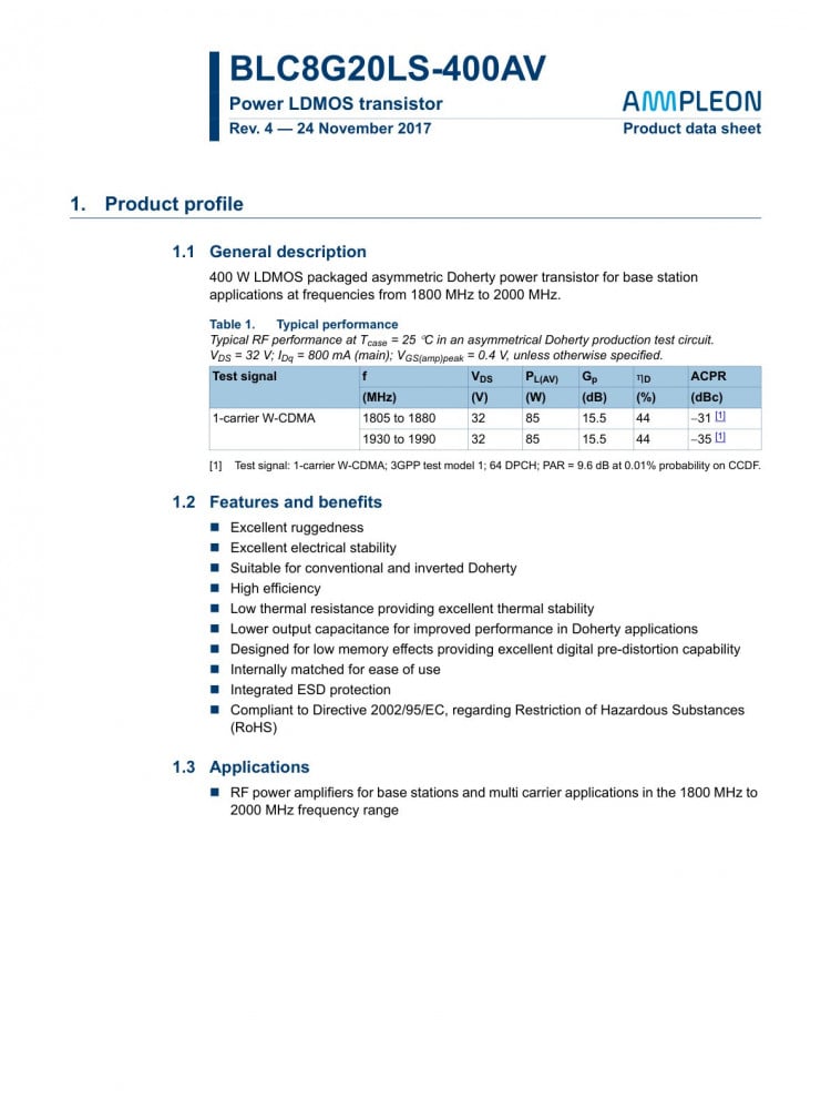 BLC8G20LS-400AVY datasheet page 1