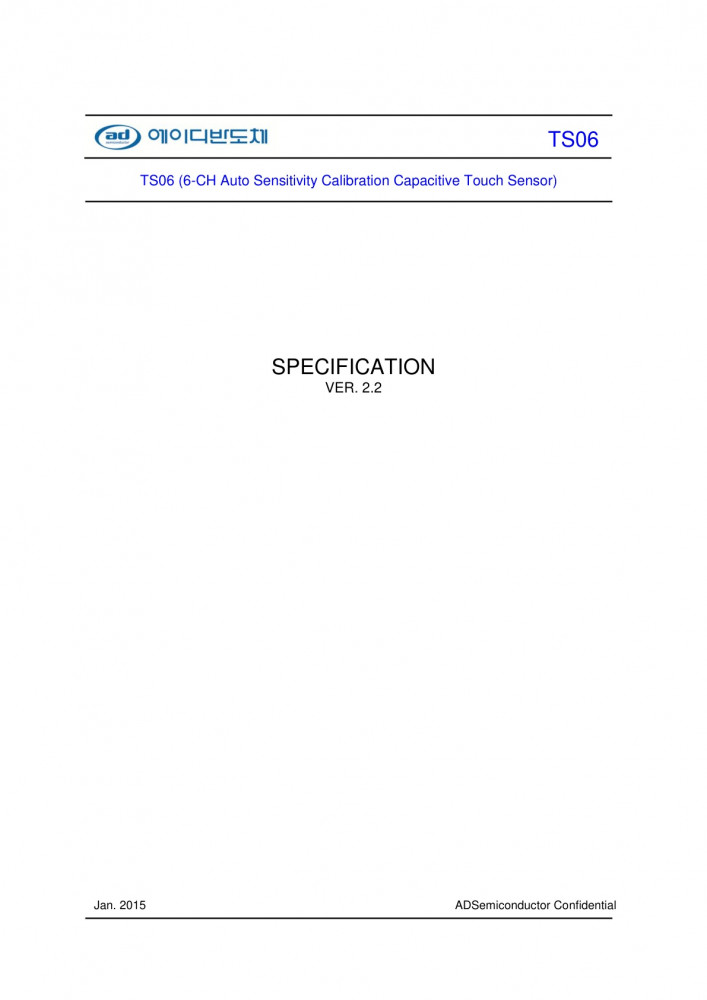 TS06 datasheet page 1