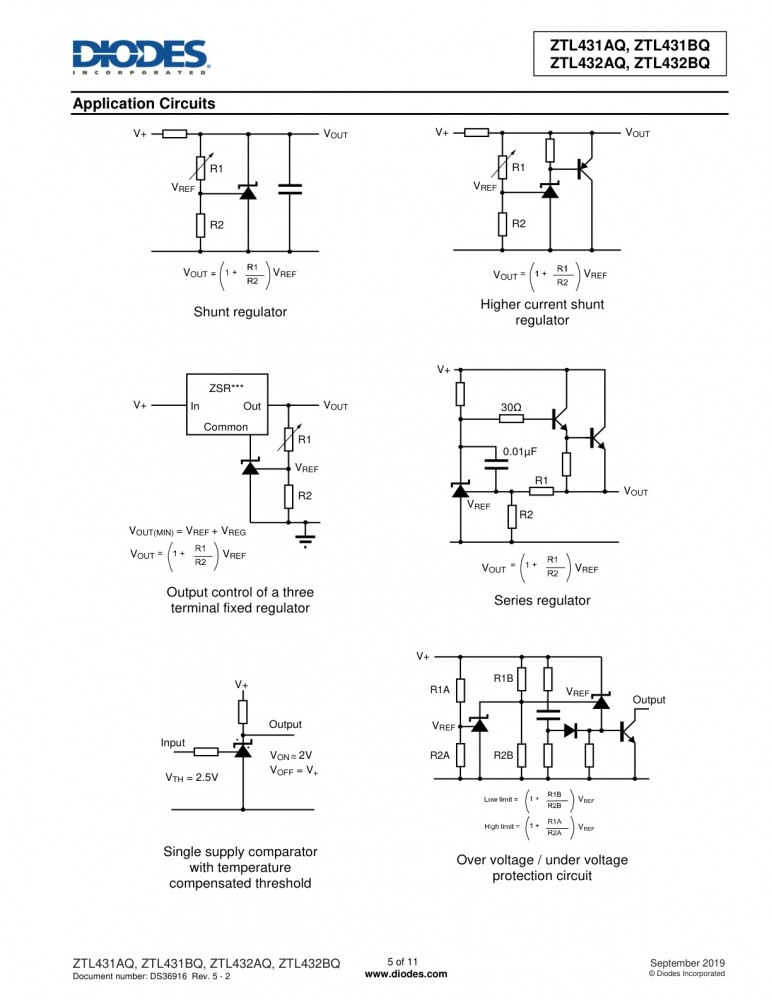 ZTL431AQE5TA datasheet page 5