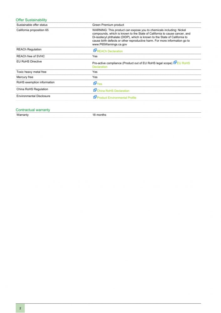 8501CDO7V53 technical document page 2