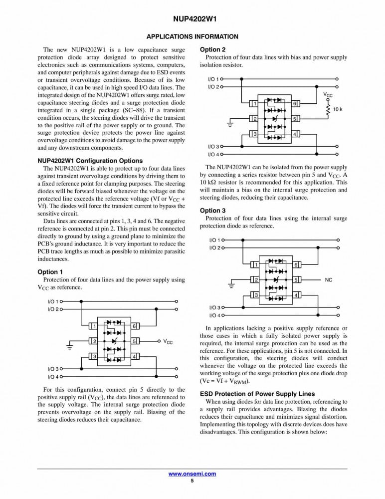 NUP4202W1T2G datasheet page 5