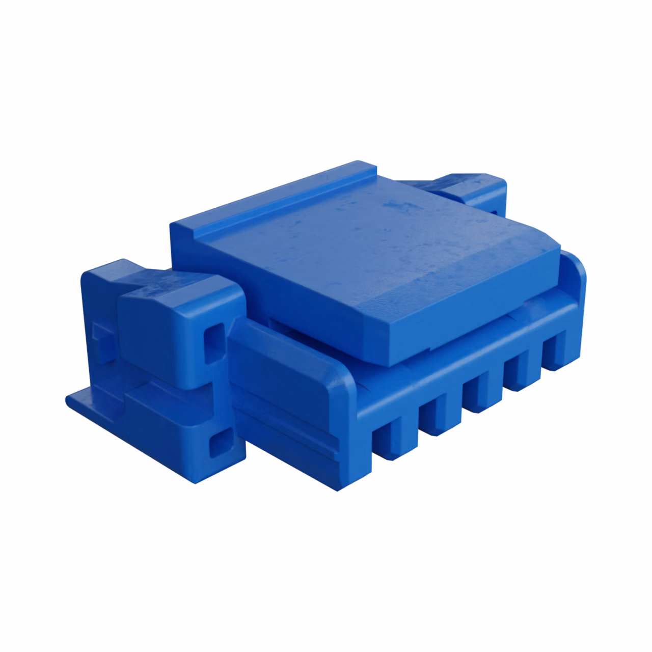 Micro-Lock Plus TPA Type Receptacle Housing, 1.25mm Pitch, Single Row, Positive Lock, 5 Circuits, Blue for sale