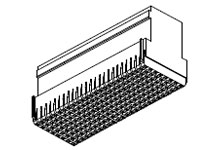 Insertion Module for Advanced Mate Signal Header, 6-Row by 10-Wide, 20.00mm