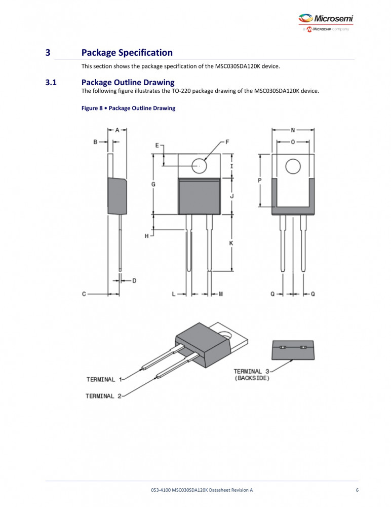 MSC030SDA120K datasheet page 6