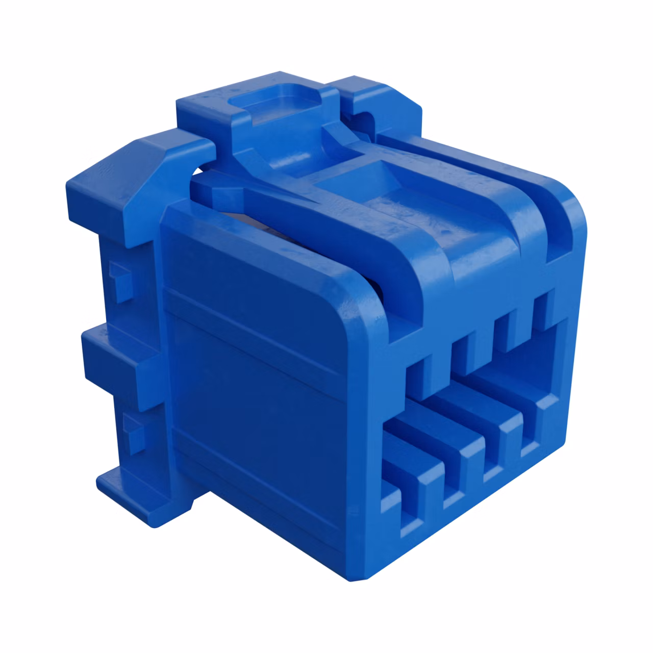 Micro-Lock Plus TPA Type Receptacle Housing, 1.25mm Pitch, Dual Row, Positive Lock, 8 Circuits, Blue for sale