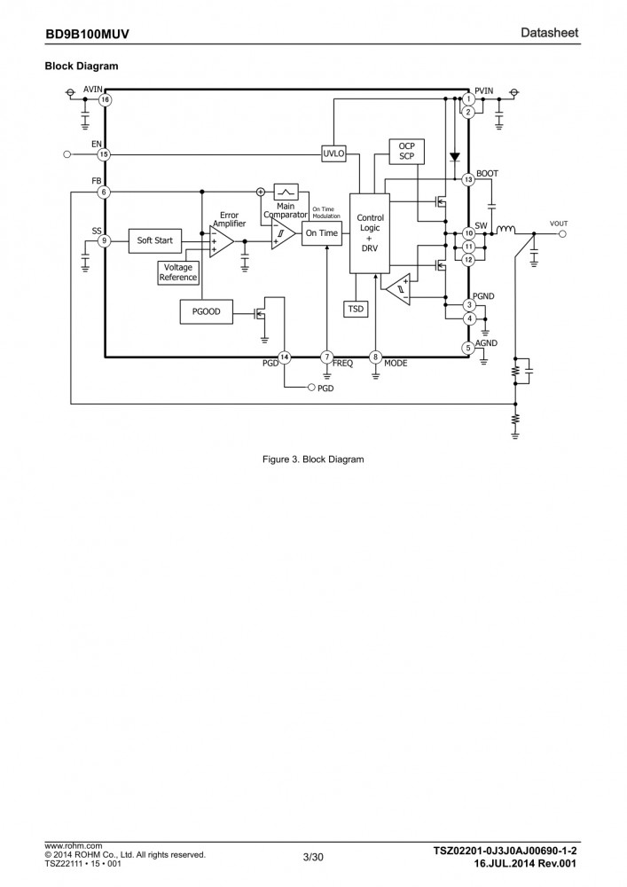 BD9B100MUV-E2 datasheet page 3
