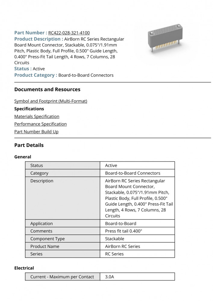 RC422-028-321-4100 technical document image, page 1