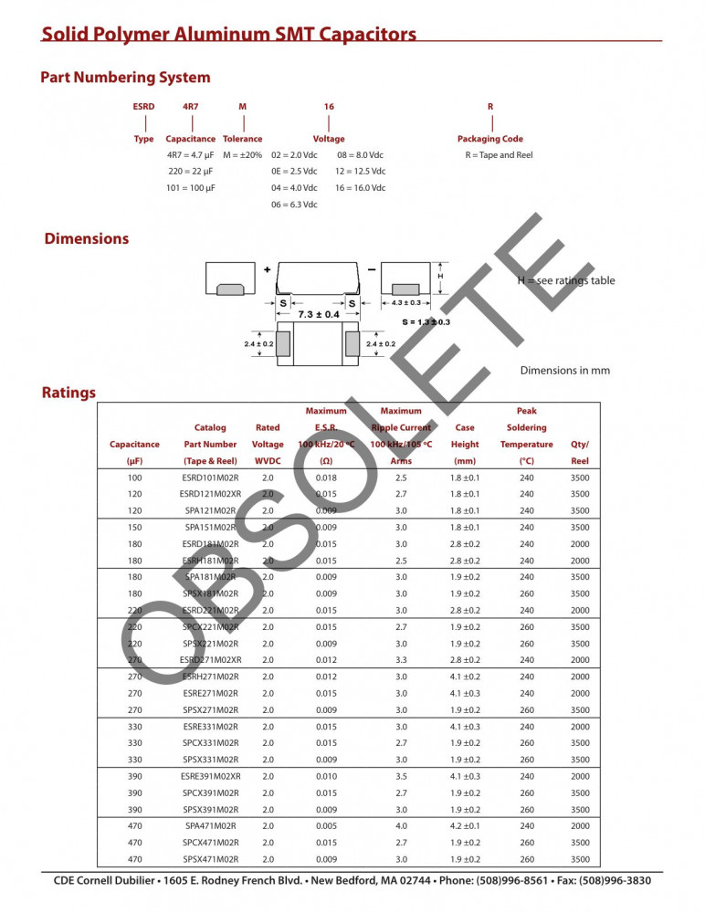 SPA181M06R datasheet page 2