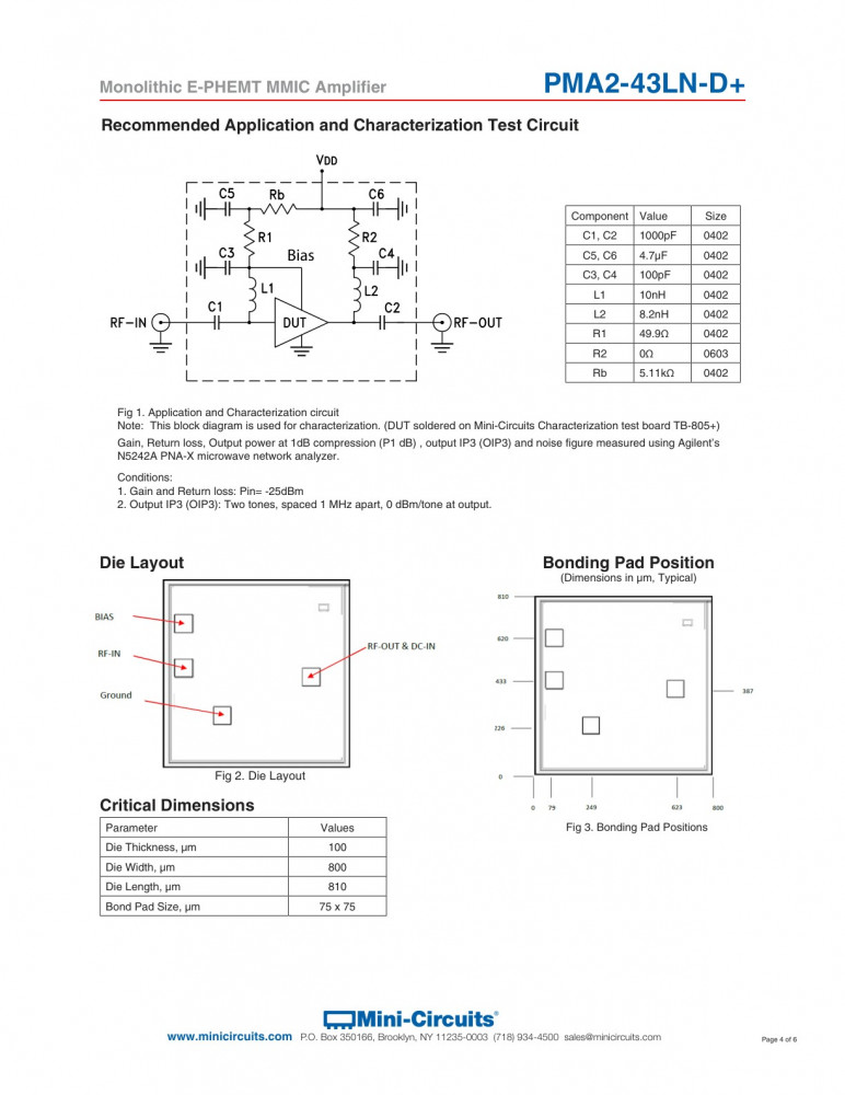 PMA2-43LN-DG+ datasheet page 4