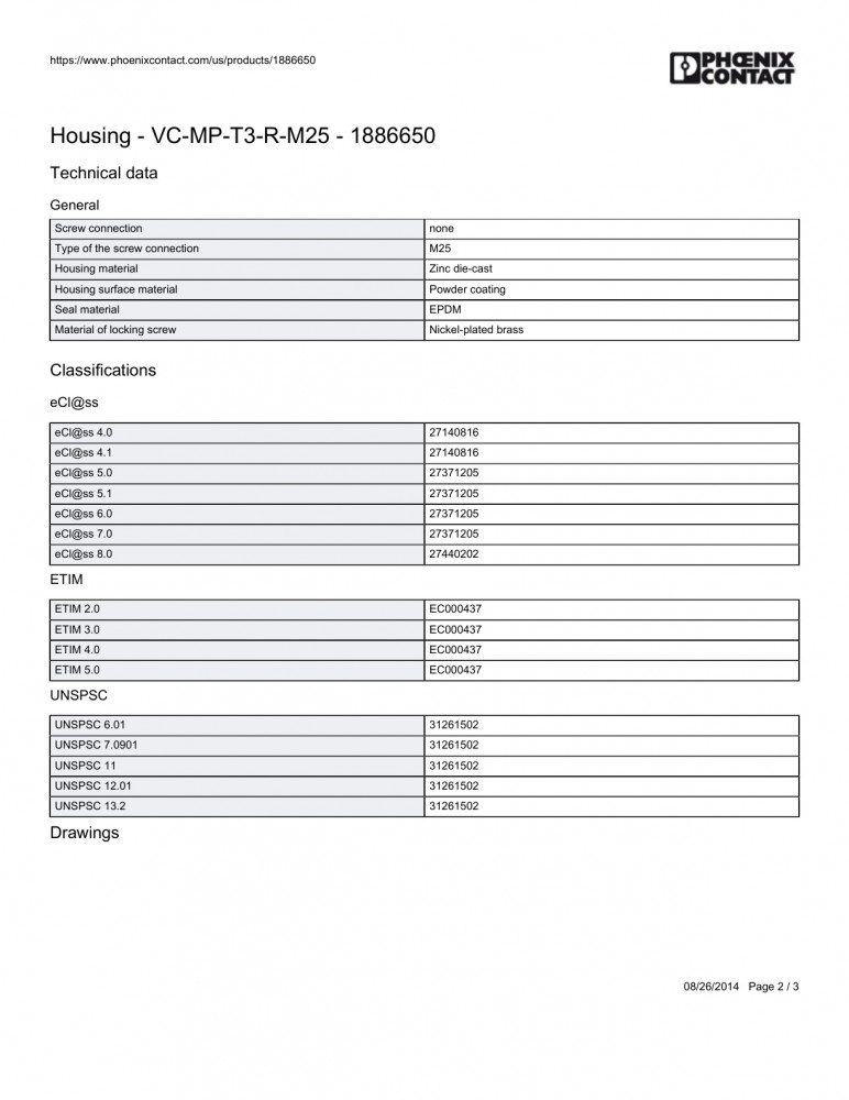 Phoenix Contact 1886650 technical document page 2