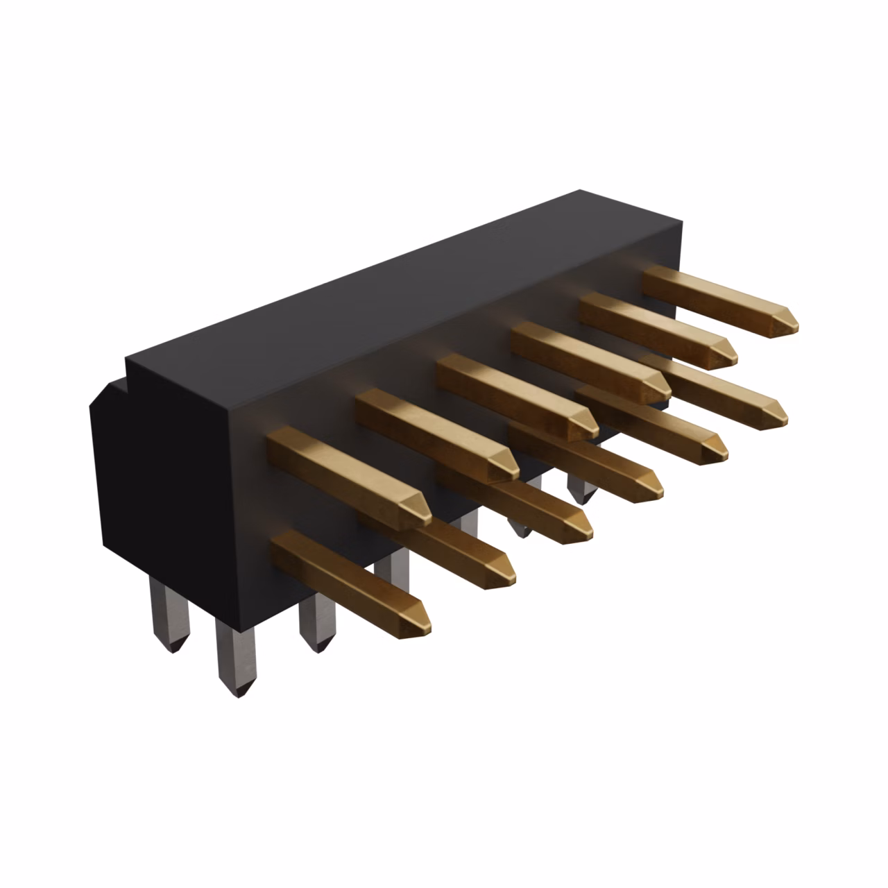 2.00mm Pitch Milli-Grid Header, Right-Angle, Through Hole, 10 Circuits, 0.05µm Gold (Au) Plating, Mating Pin Length 4.00mm, Tail Length 1.85mm, Tape and Reel, Lead-Free