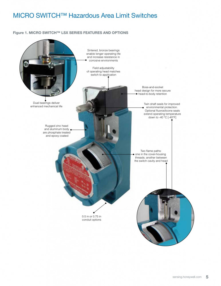Honeywell LSX datasheet page 5