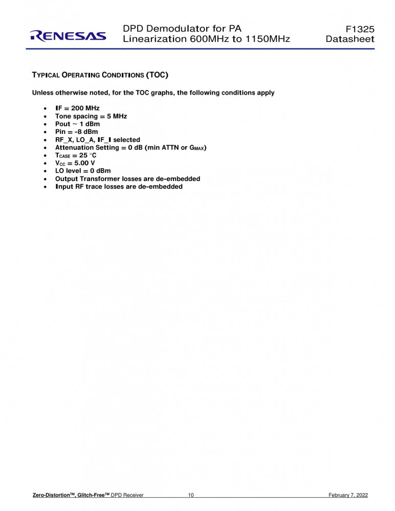 F1325NBGI datasheet page 10