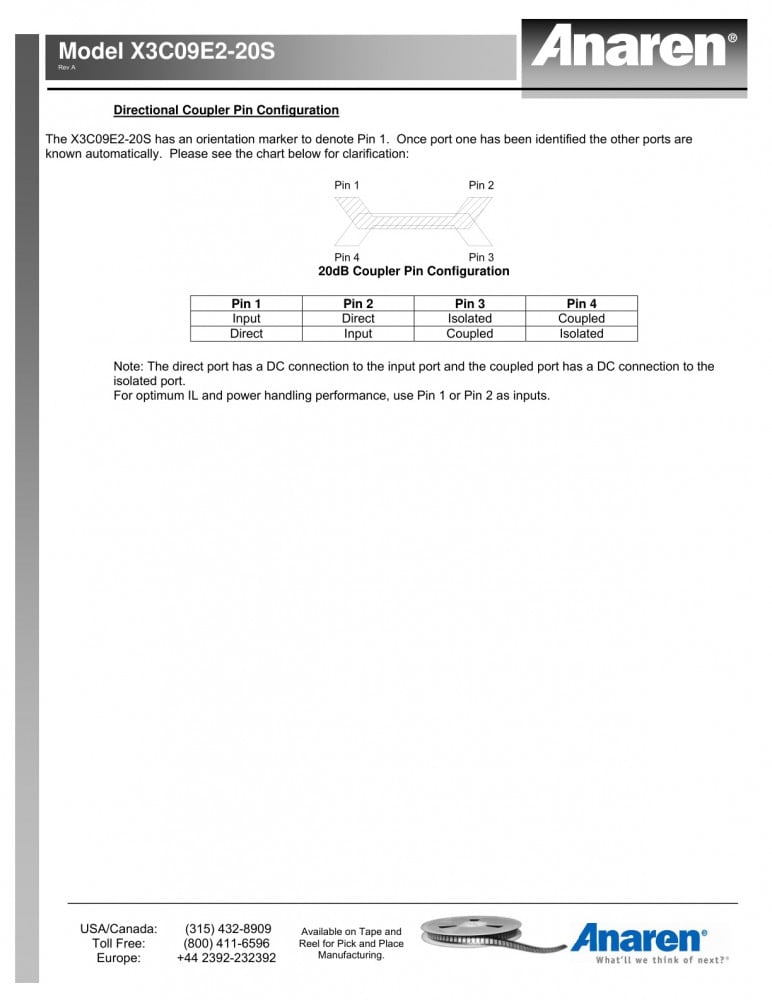 X3C09E2-20S datasheet page 2