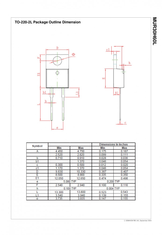 MUR30H60L datasheet page 5