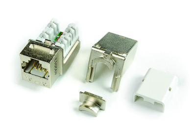 Hyperline KJNE-8P8C-C6A-90-SH-F Keystone Insert