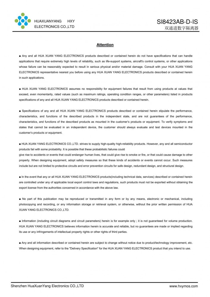 SI8423AB-D-IS-HXY datasheet page 10