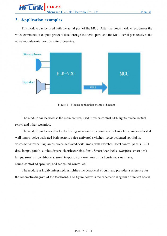 HLK-V20 datasheet page 9