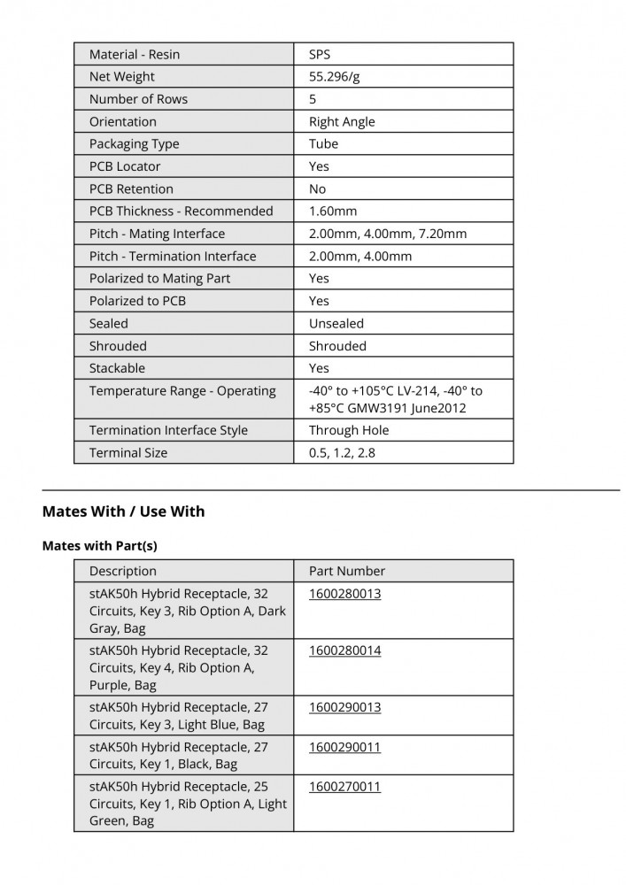 MOLEX 2005065005 technical document, page 3