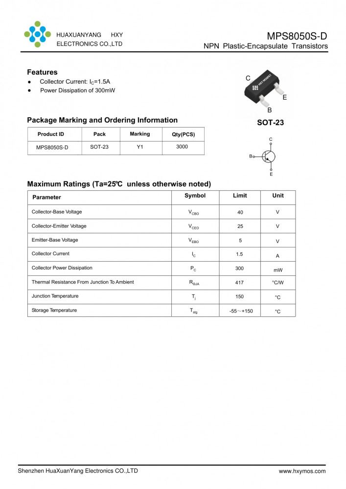 MPS8050S-D-HXY datasheet page 1