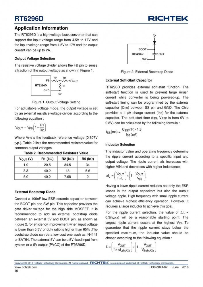 RT6296D datasheet page 10