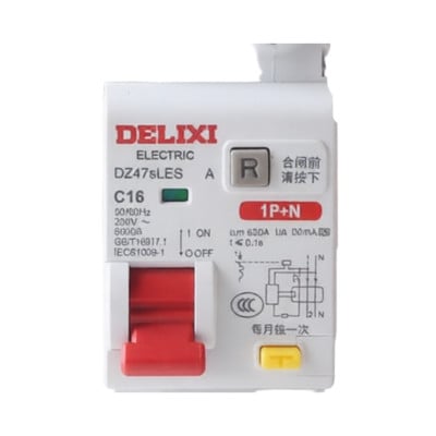 Delixi Electric DZ47PLESC16 Miniature Residual Current Circuit Breaker