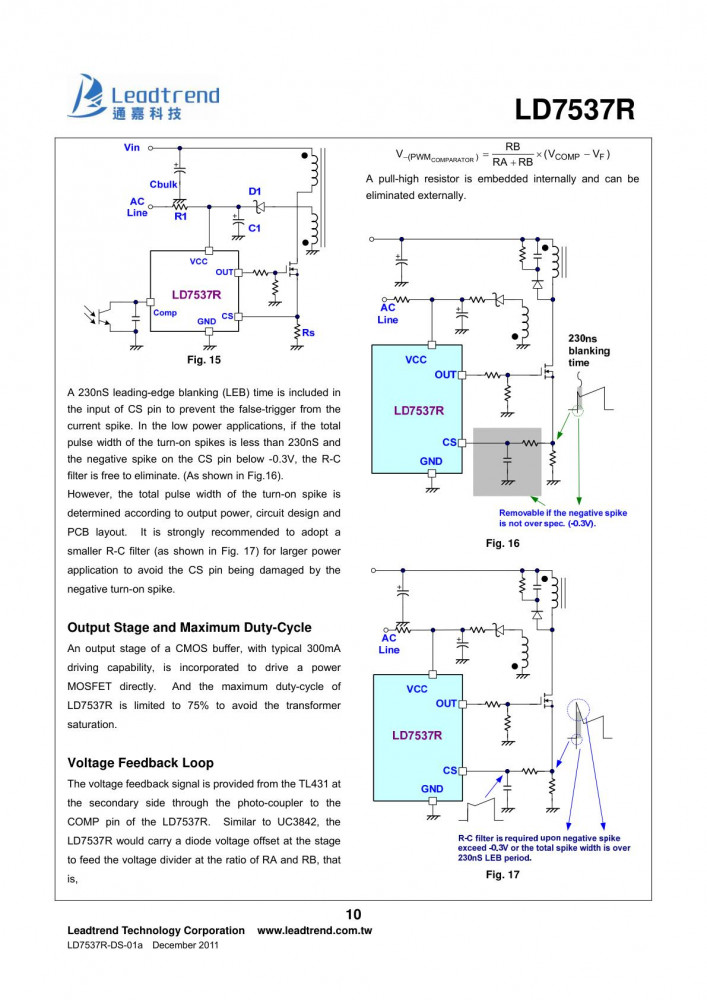 LD7537R datasheet page 10