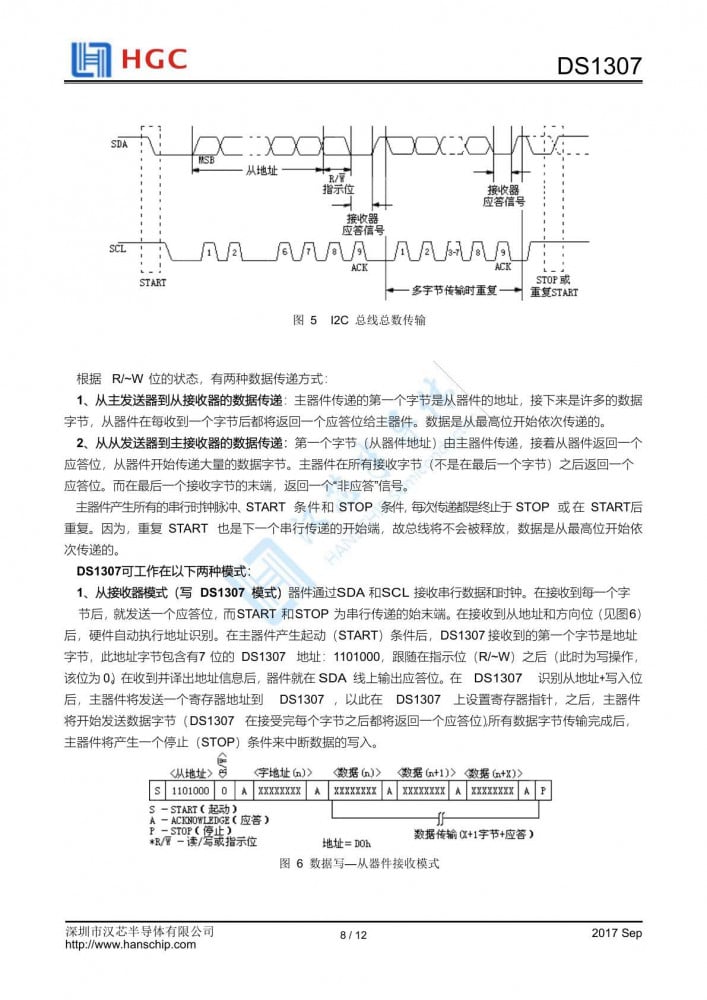 DS1307CDRG datasheet page 8