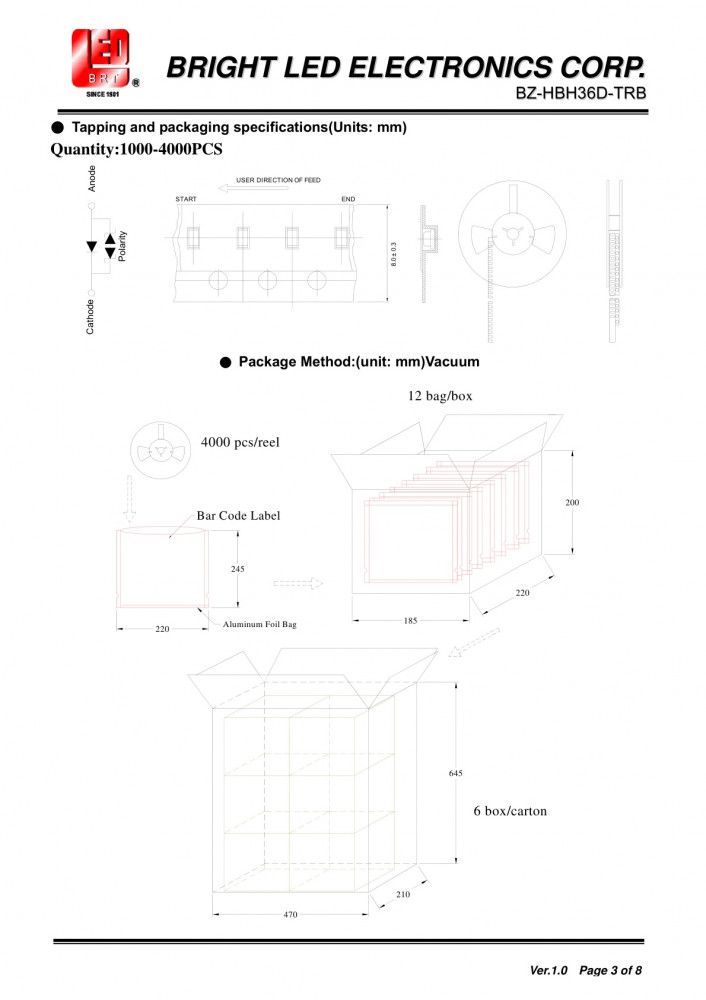 BZ-HBH36D-TRB technical document page 3