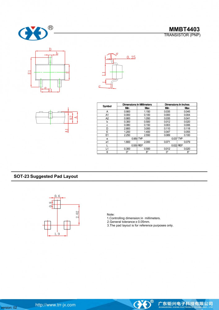MMBT4403 2T datasheet page 3