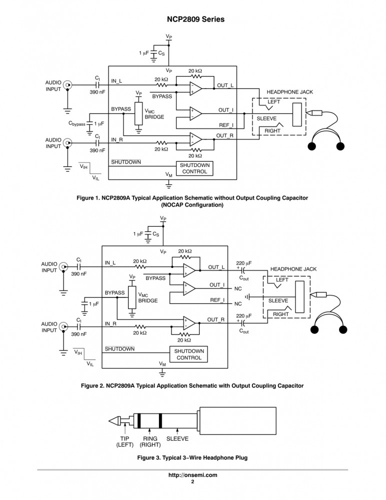 NCP2809BGEVB technical document page 2
