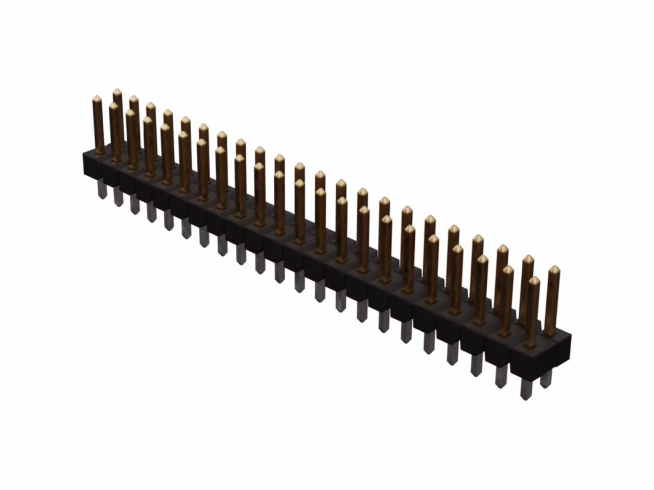 C-Grid Header, 2.54mm Pitch, Through Hole, Dual Row, Vertical, 44 Circuits, 0.38µm Gold (Au) Plating, Tray Packaging, Lead-Free for sale