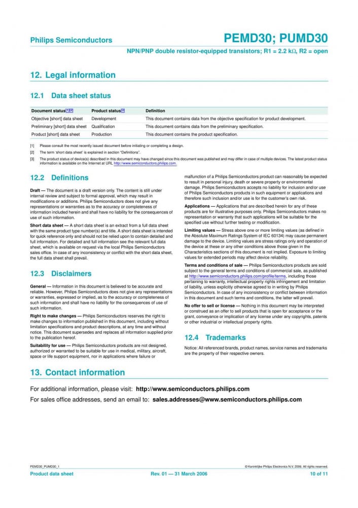 PEMD30,115 datasheet page 10