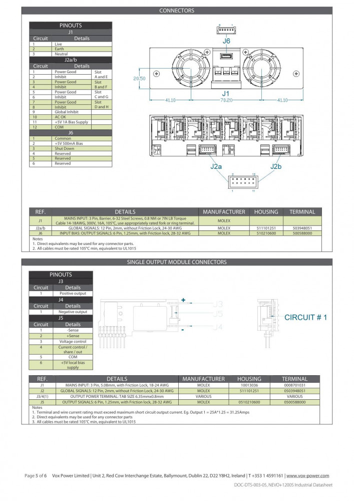 NEVO+1200S technical document page 5