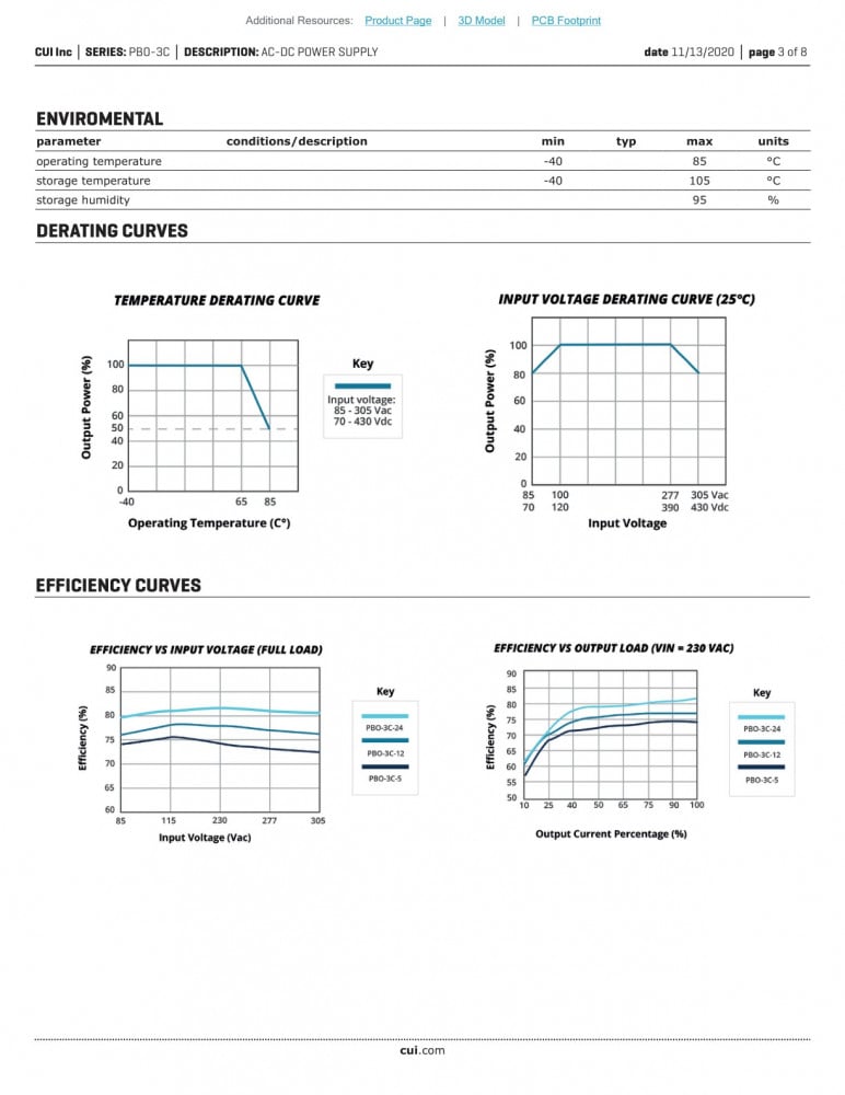 PBO-3C-9 datasheet page 3