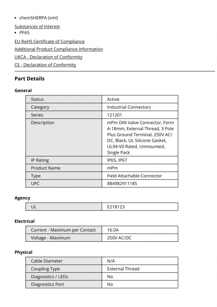 Molex SSMCX vertical SMT PCB connector sales drawing, page 2