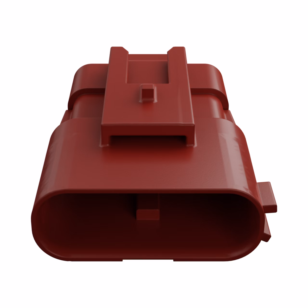 Squba Sealed Plug Assembly with Clipslot, 1.80mm Pitch, Single Row, 10 Circuits, Red for sale