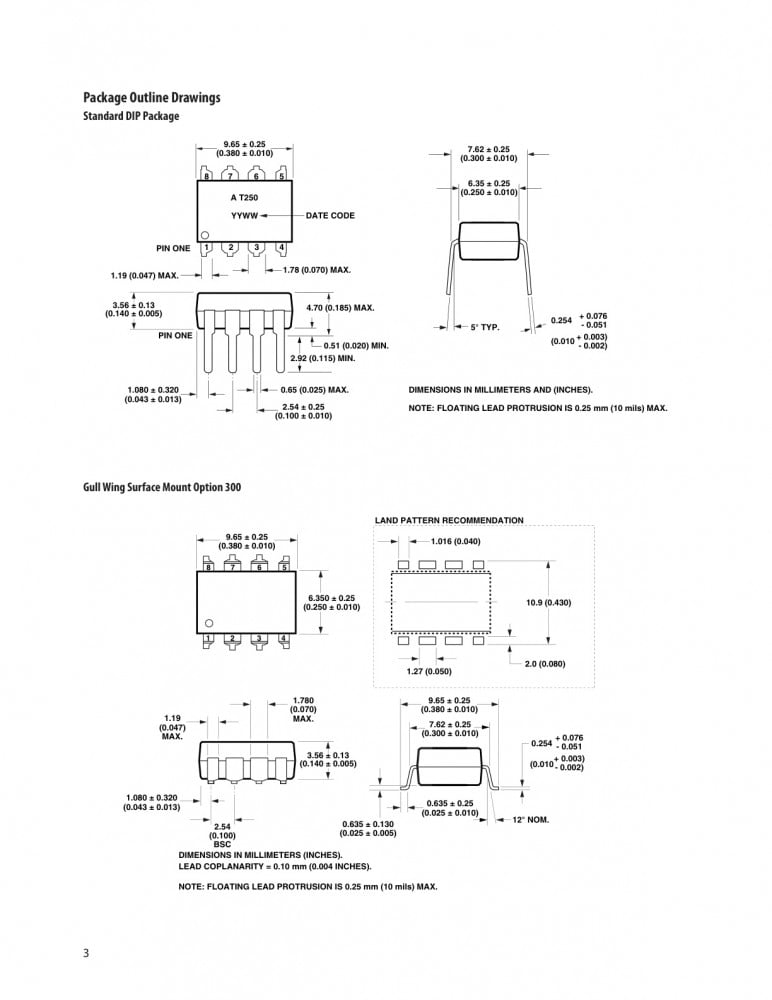 HCPL-T250-060E datasheet page 3