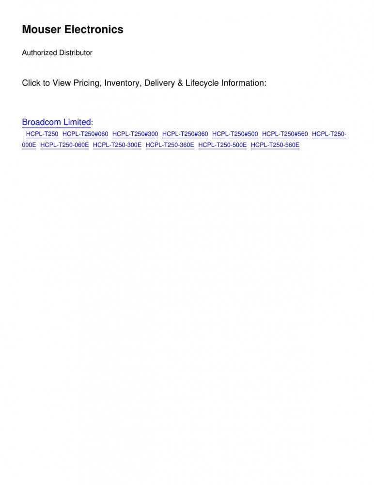 HCPL-T250-060E datasheet page 8