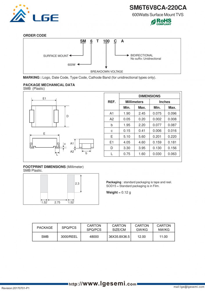 LGE SM6T series datasheet page 5