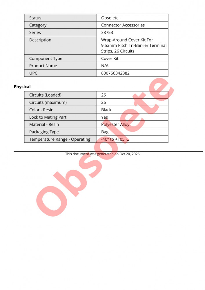 Product document image 2 for MOLEX 387536726