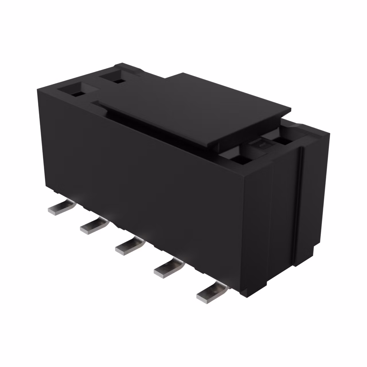 Milli-Grid Vertical Receptacle, 2.00mm Pitch, Dual Row, Surface Mount, Top/Bottom Entry, with Press-fit Plastic Pegs, with Cap, Tube, 0.38µm Gold (Au) Plating, 10 Circuits, Lead-Free for sale