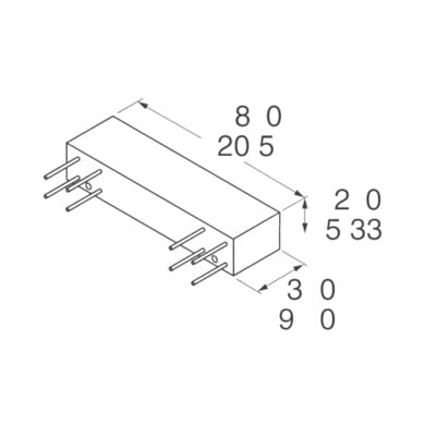 COTO 5000-0408 Reed Relay Chip
