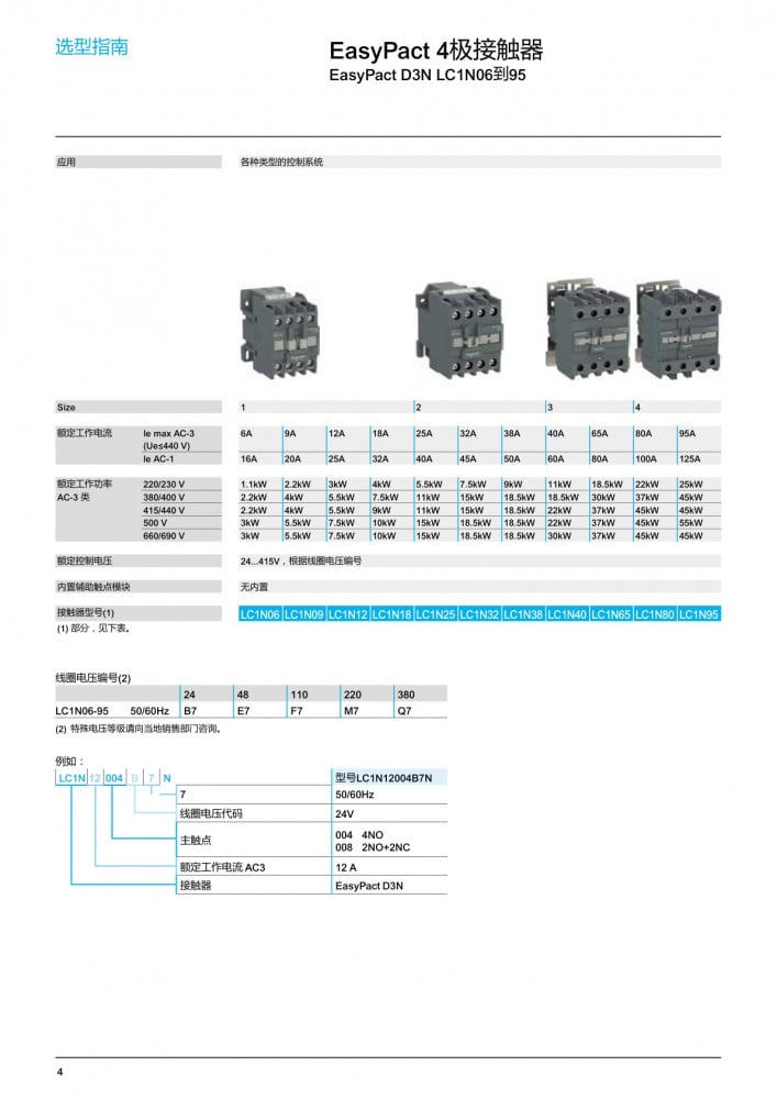 Schneider EasyPact catalogue page 6