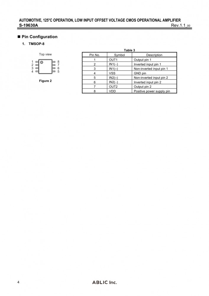 S-19630A datasheet page 4