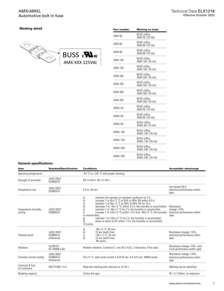 AMX-200 datasheet page 3