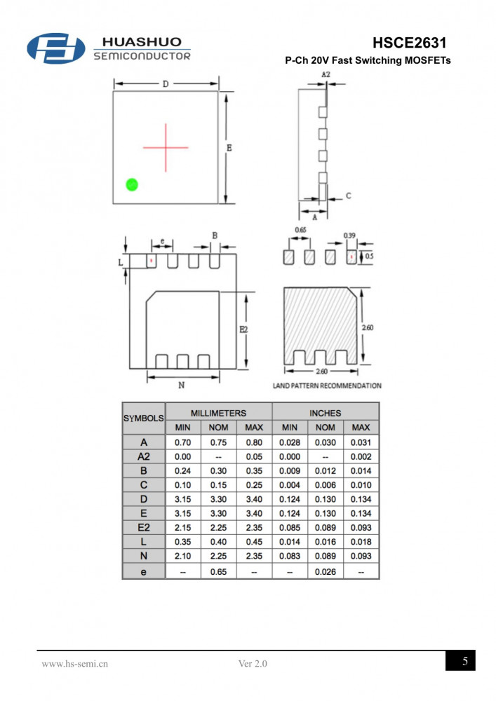 HSCE2631 datasheet page 5