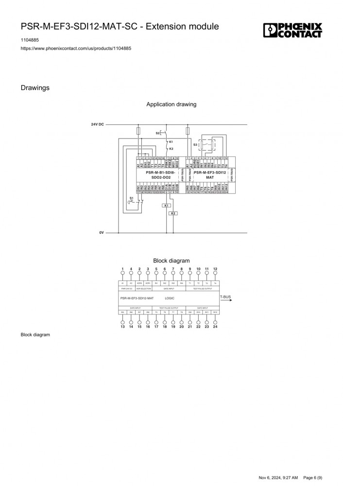 Phoenix Contact 1104885 technical document page 6